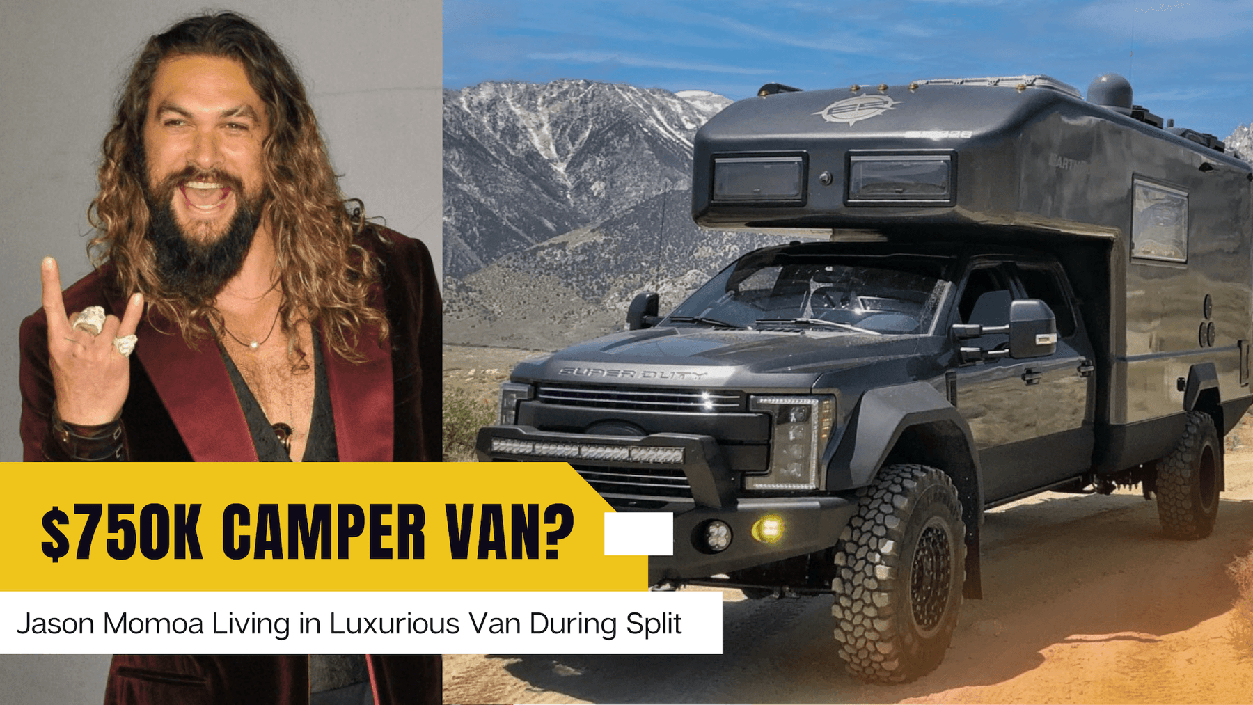 Actor Jason Momoa Living in a Luxurious $750k Camper Van – ICECOFREEZER