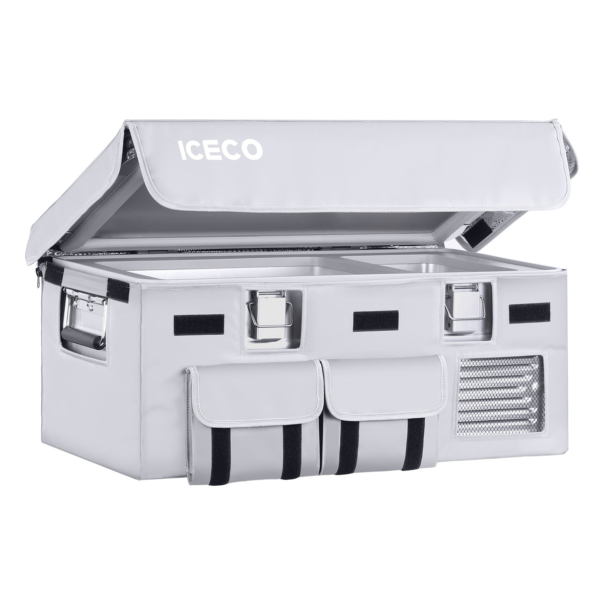 ICECO 21QT APL20 Light Duty Single Zone Aluminum Freezer With Cover ...