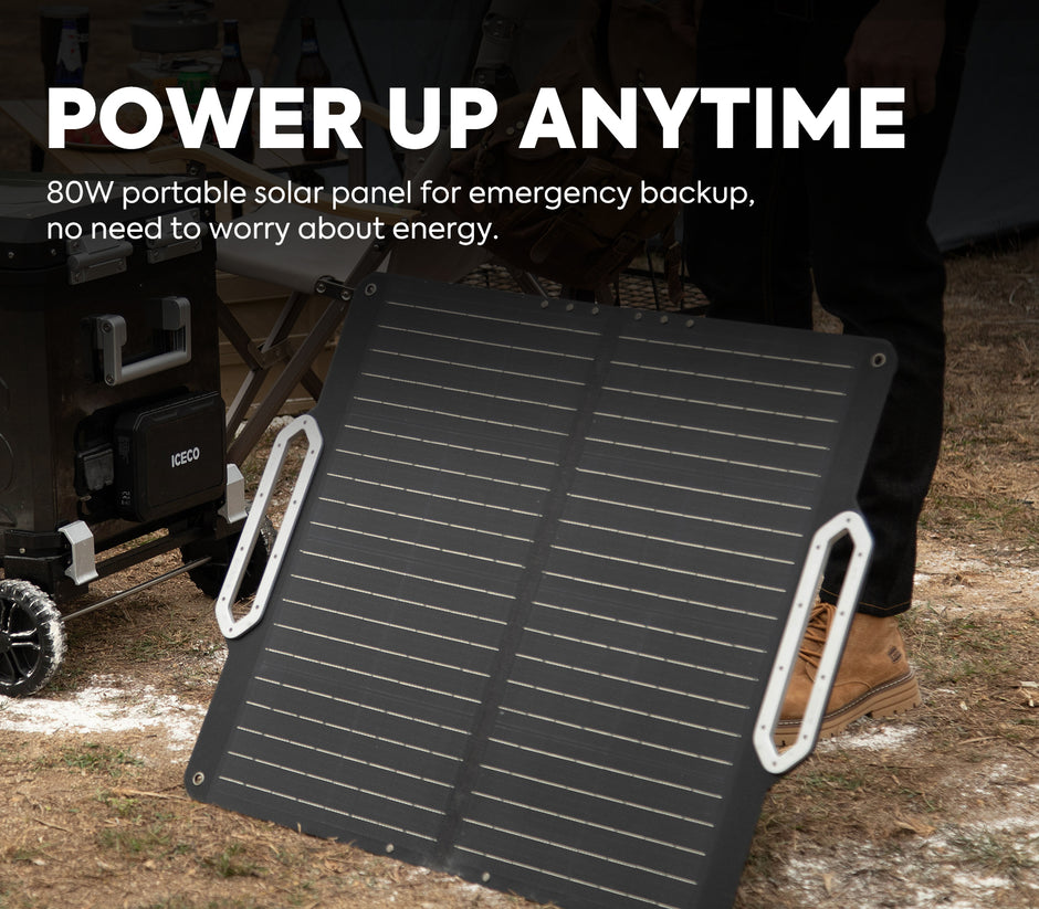 NEW! 80W Foldable Solar Panel | ICECO – www.icecofreezer.com