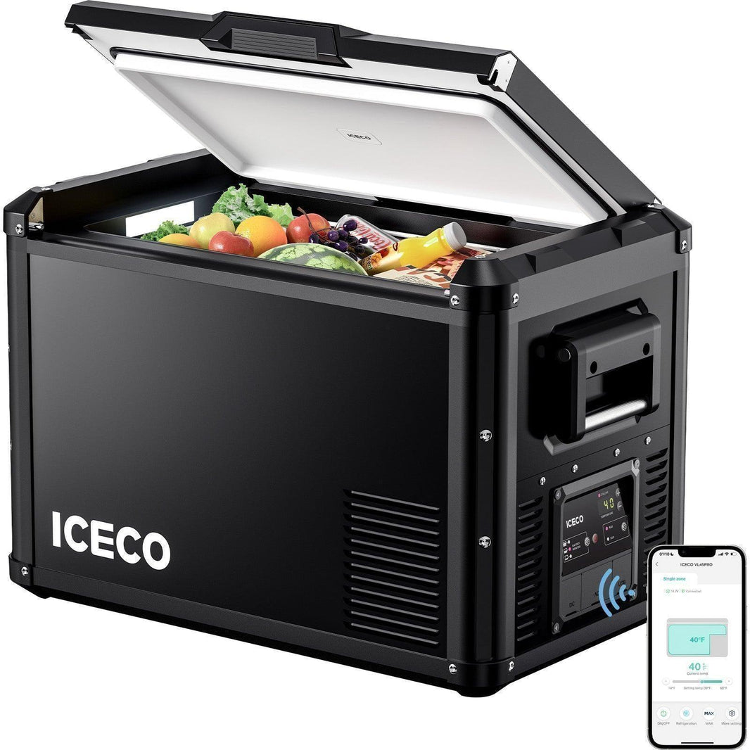 ICECO VL60ProS Portable Fridge With Insulated Cover Electric Cooler ...