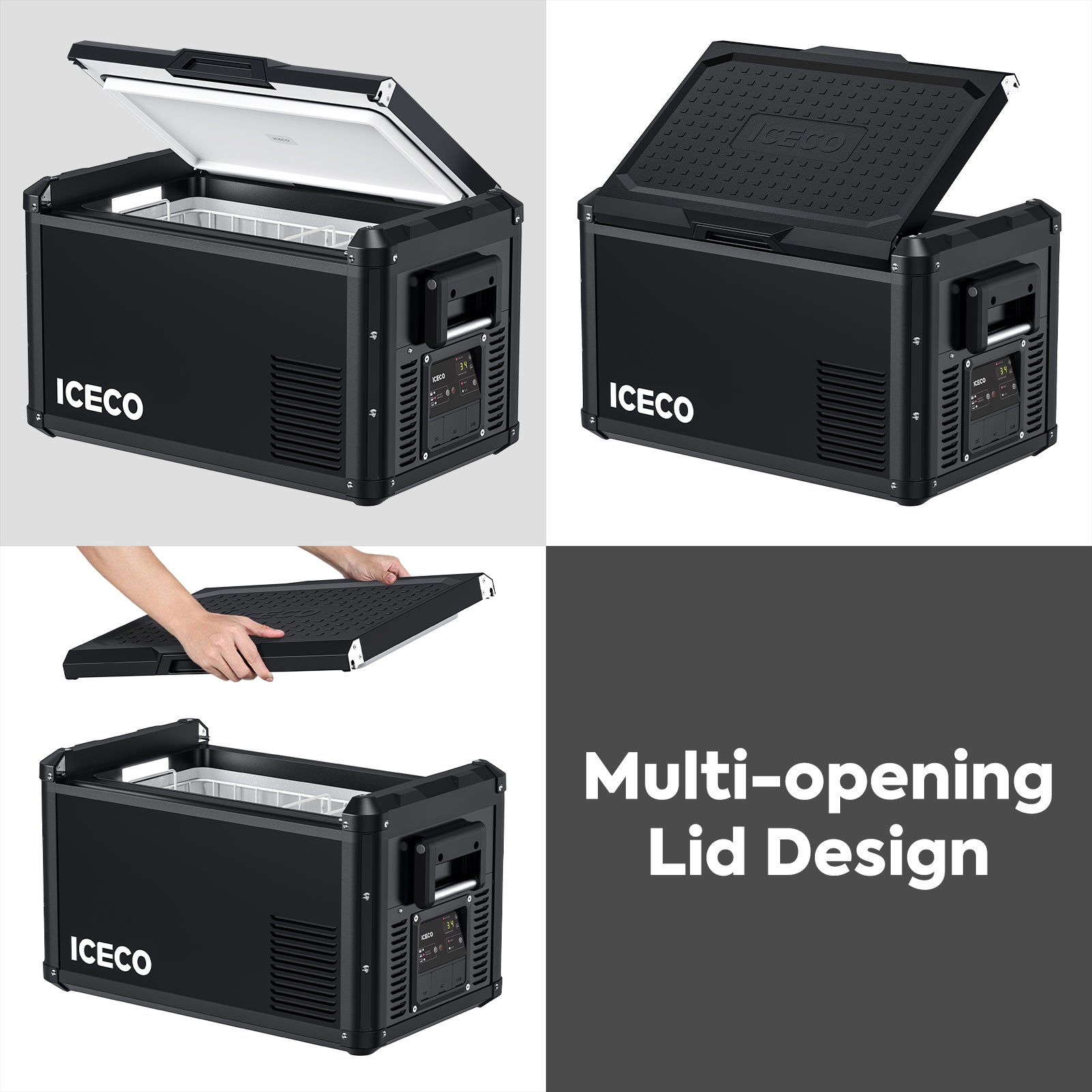 ICECO 37QT VL35ProS With Cover Portable Fridge Electric Cooler Home ...