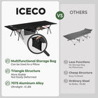 Portable Camping Cot Folding Quick Set Up Cot| ICECO Outdoor – ICECOFREEZER