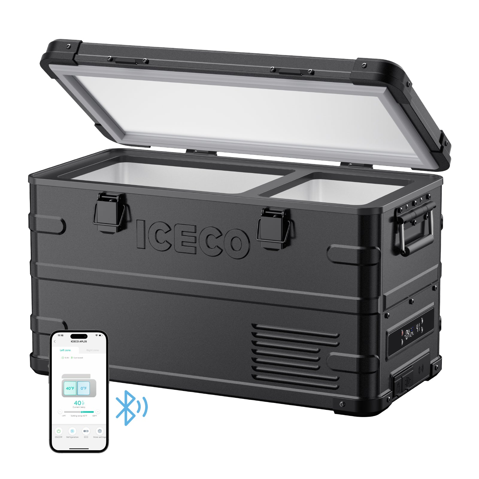 ICECO APL35-Black Portable 12V Aluminum Freezer – Best Compact Car ...