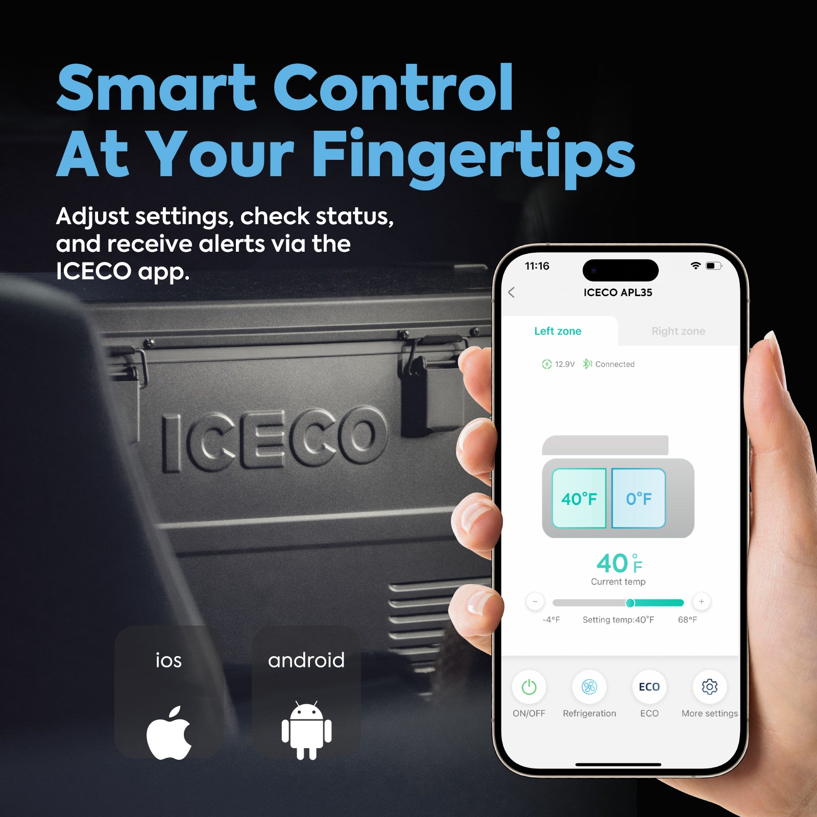 ICECO APL35-Black Portable 12V Aluminum Freezer – Best Compact Car ...