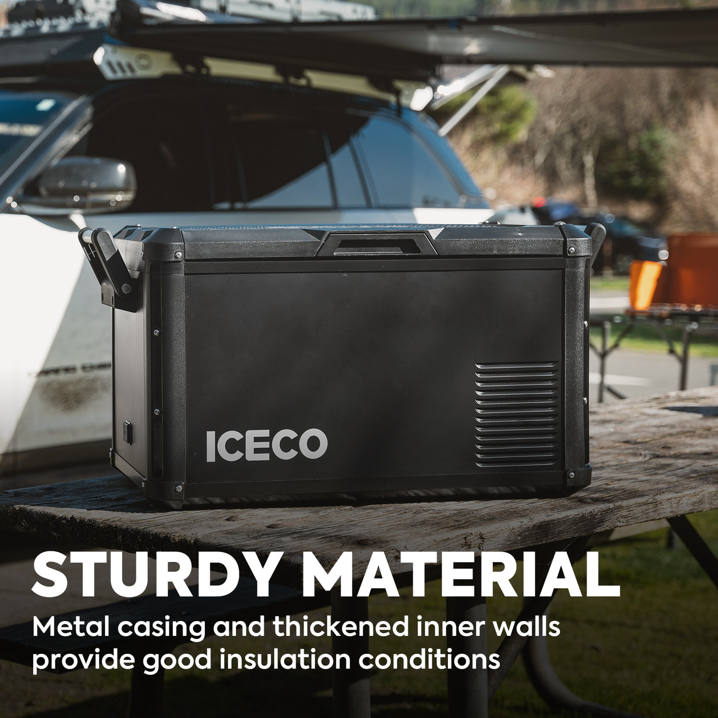 ICECO VL35ProS 12V Portable Car Freezer – Compact, Durable Freezer for ...