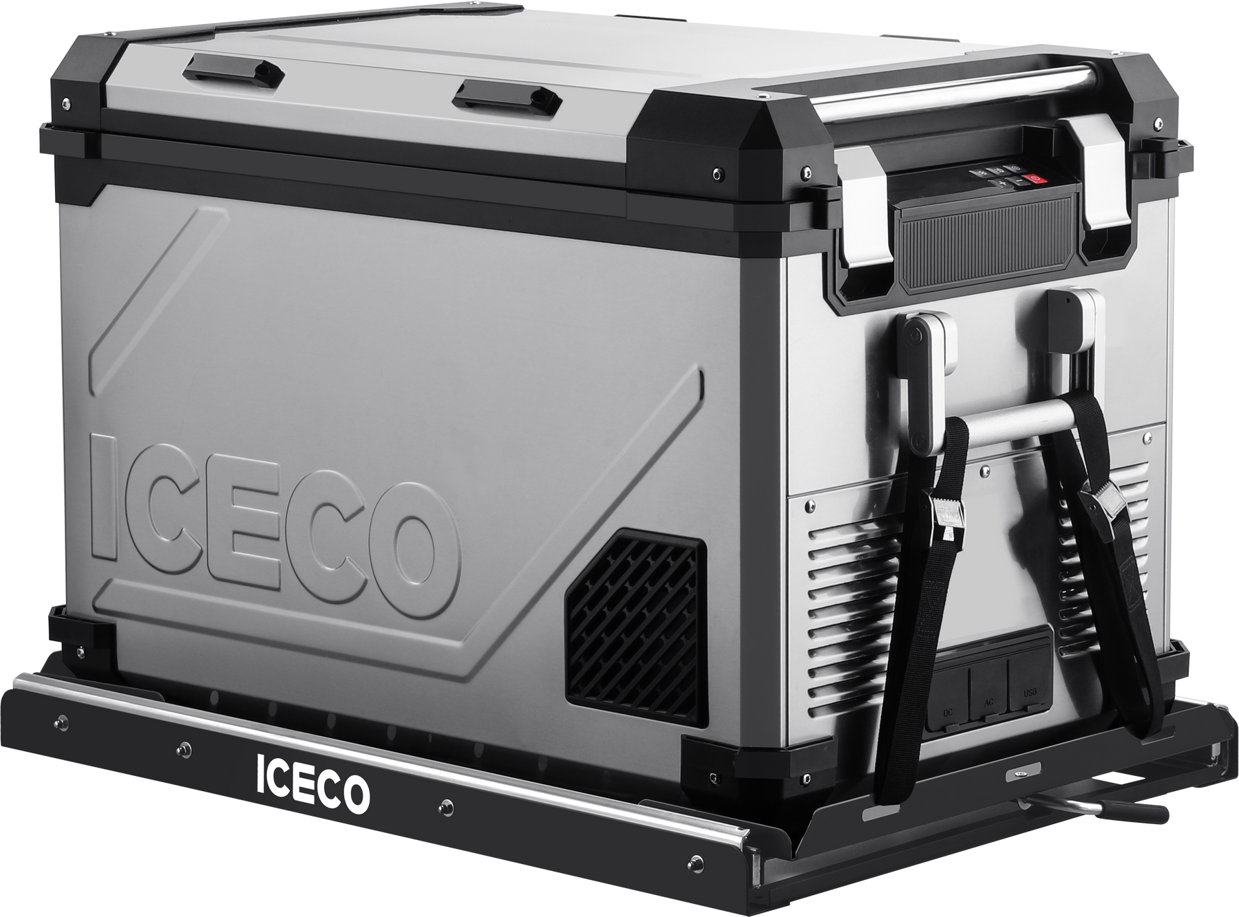 ICECO APL55 58QT Dual Zone Portable Refrigerator for Car, 12 Volt ...
