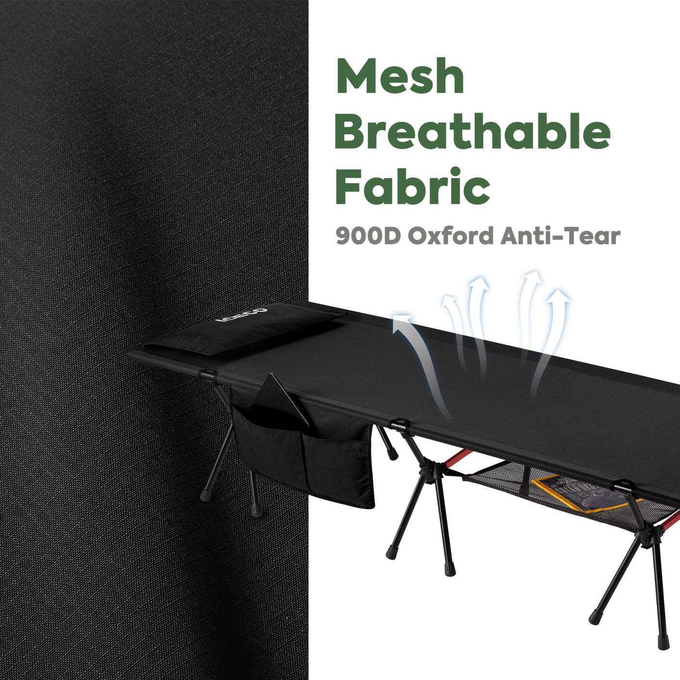 Portable Camping Cot Folding Quick Set Up Cot| ICECO Outdoor – ICECOFREEZER