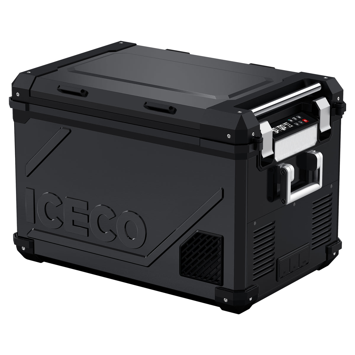 ICECO APL55 Black 58Qt Dual Zone Portable Car Fridge – Smart & Quiet ...