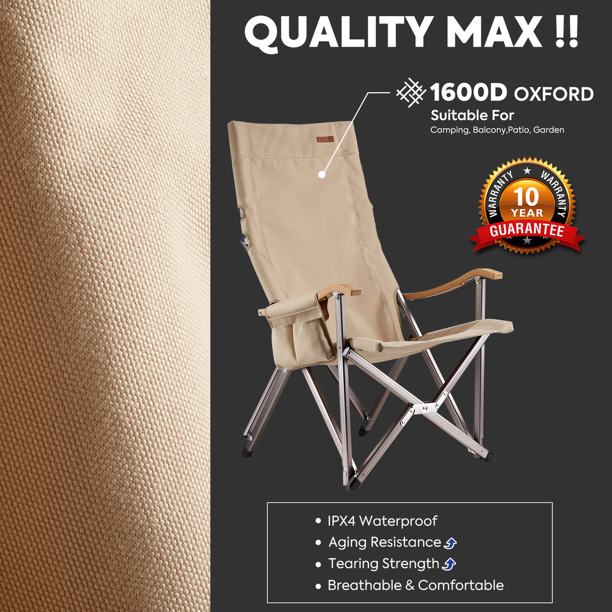 New! Hi1600 Folding Camping Chair | ICECO – ICECOFREEZER